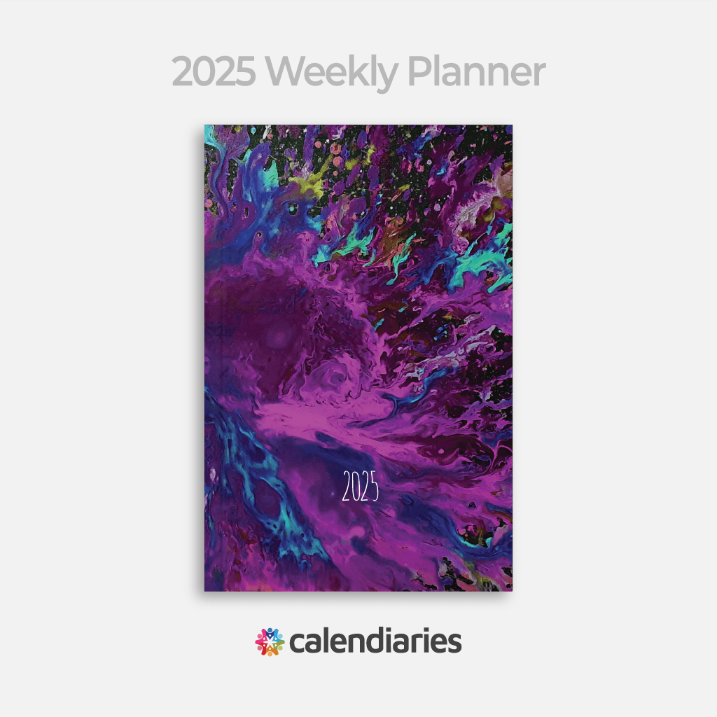 2025 Planner: Twenty Twenty Five Beyond Purple Weekly Planner ...